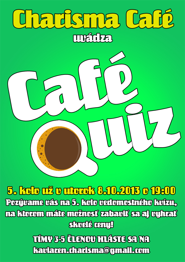 cafe quiz 5mail | ZV-podujatia